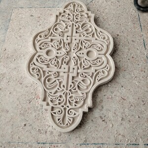 Moroccan Plaster Gypsum Arches, Handmade Plaster Arch, 53 Cm Height ...