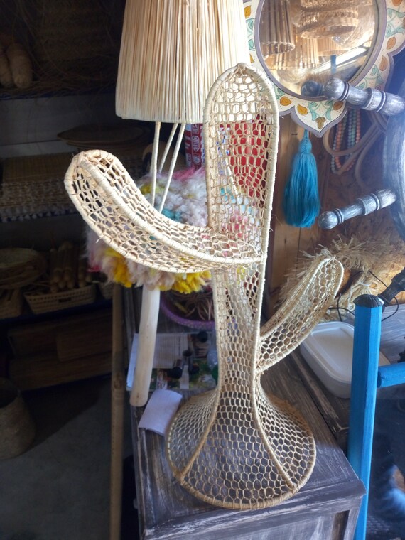 Moroccan Decorative Raffia Cactus Handmade Raffia Cactus | Etsy