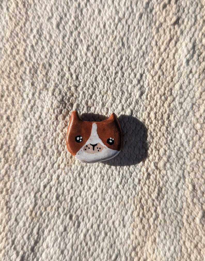 Set 5 Cat Clay Magnets Cute Ceramic Kitten Refrigerator Magnet Small ...