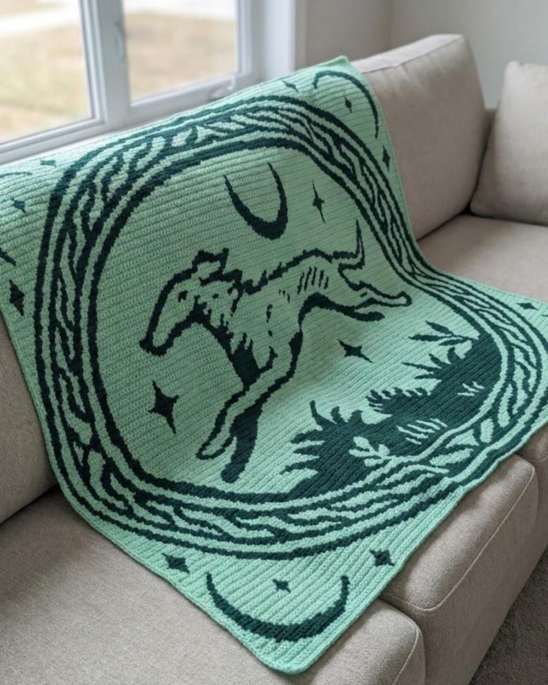 Borzoi Dog Graphgan Crochet Pattern – Greyhound Overlay Mosaic PDF - Etsy