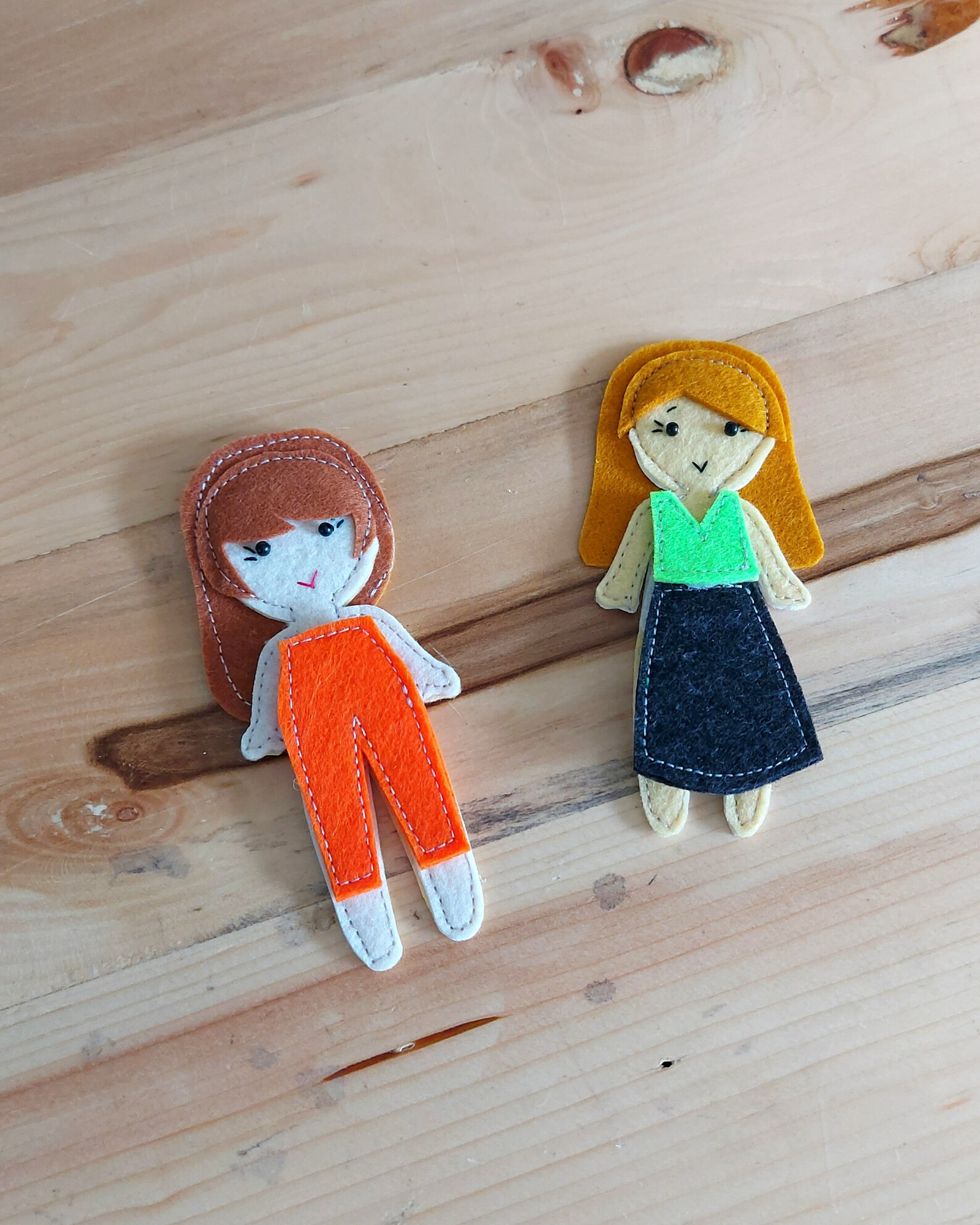 PDF, SVG Felt Doll-house Pattern, Sewing Dress up Doll, Busy Book ...