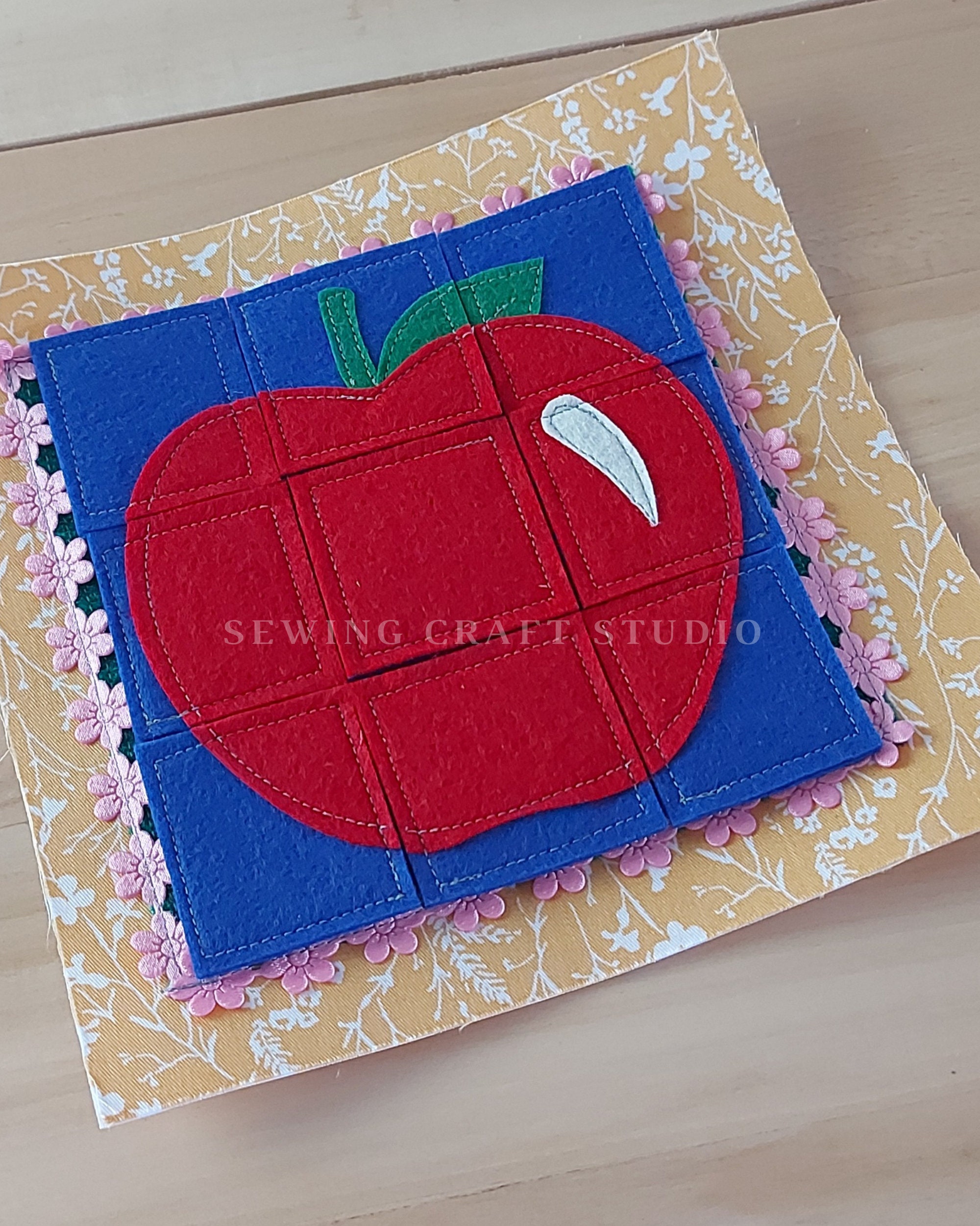 Quiet Book Pattern SVG PDF Fruits Puzzle Busy Book Pattern - Etsy