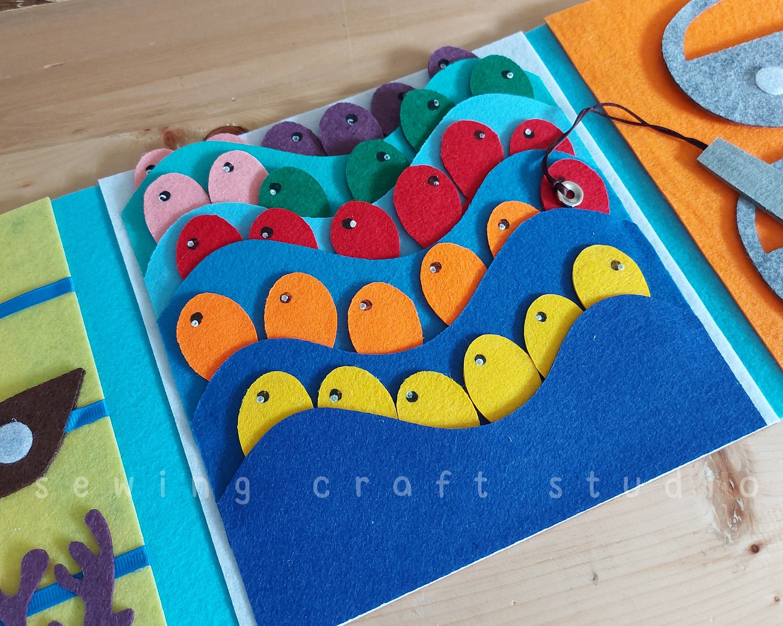 PDF SVG Magnetic Fishing Felt Game Quiet Book Pattern - Etsy