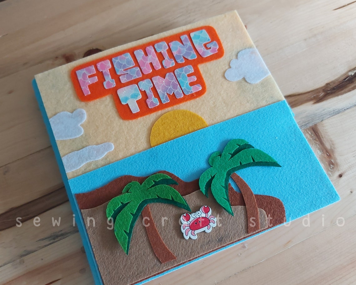 PDF SVG Magnetic Fishing Felt Game Quiet Book Pattern - Etsy