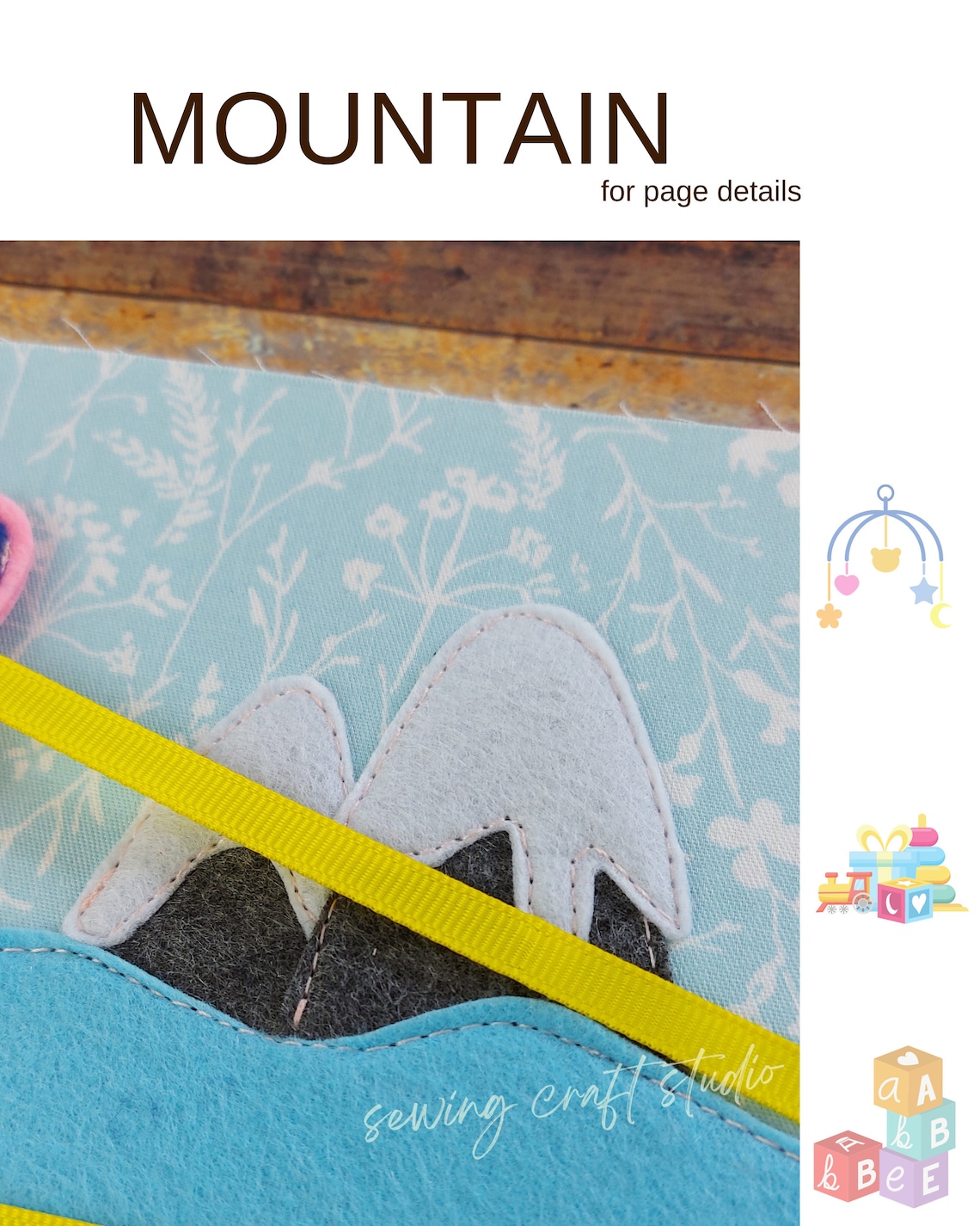 Quiet Book Pattern PDF & SVG Busy Book Page Pattern - Etsy