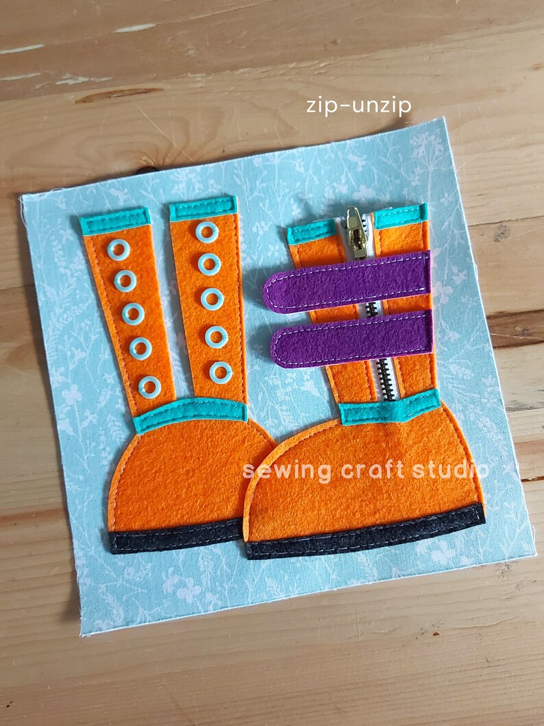 PDF, SVG Shoe Lacing Quiet Book Pattern With Step by Step Written ...