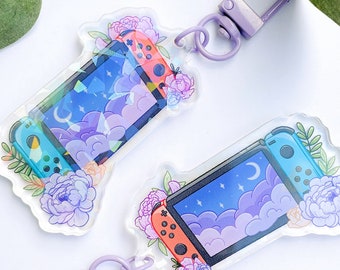 Nintendo Video Game Keychain - Etsy