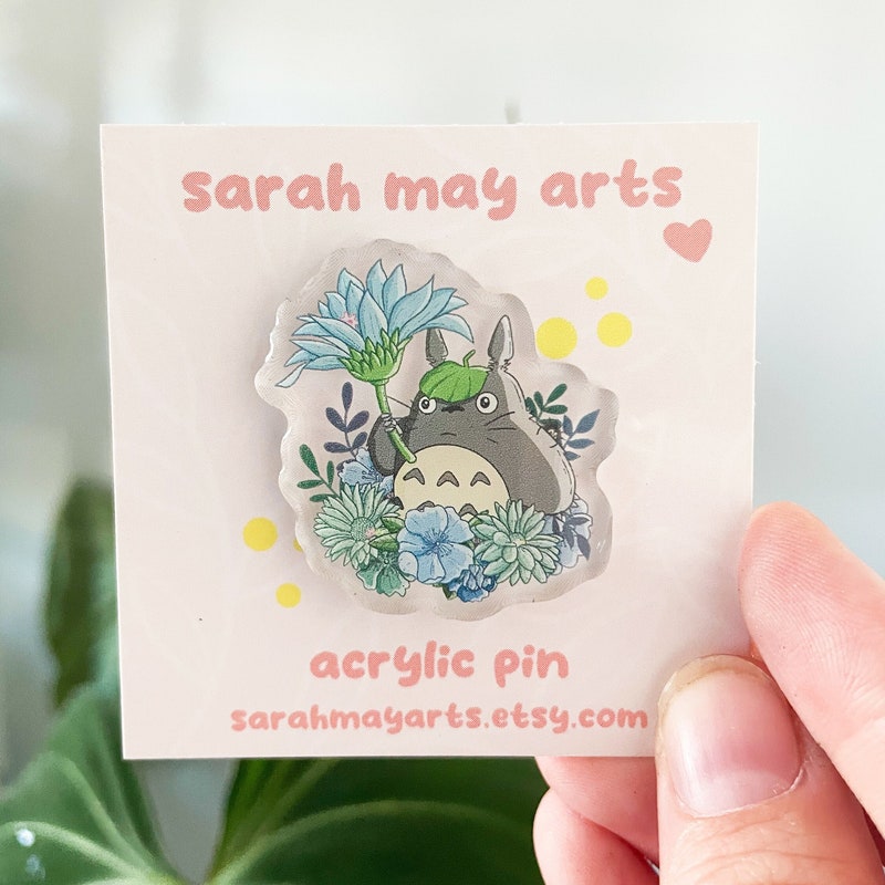 Acrylic Anime Brooch Etsy