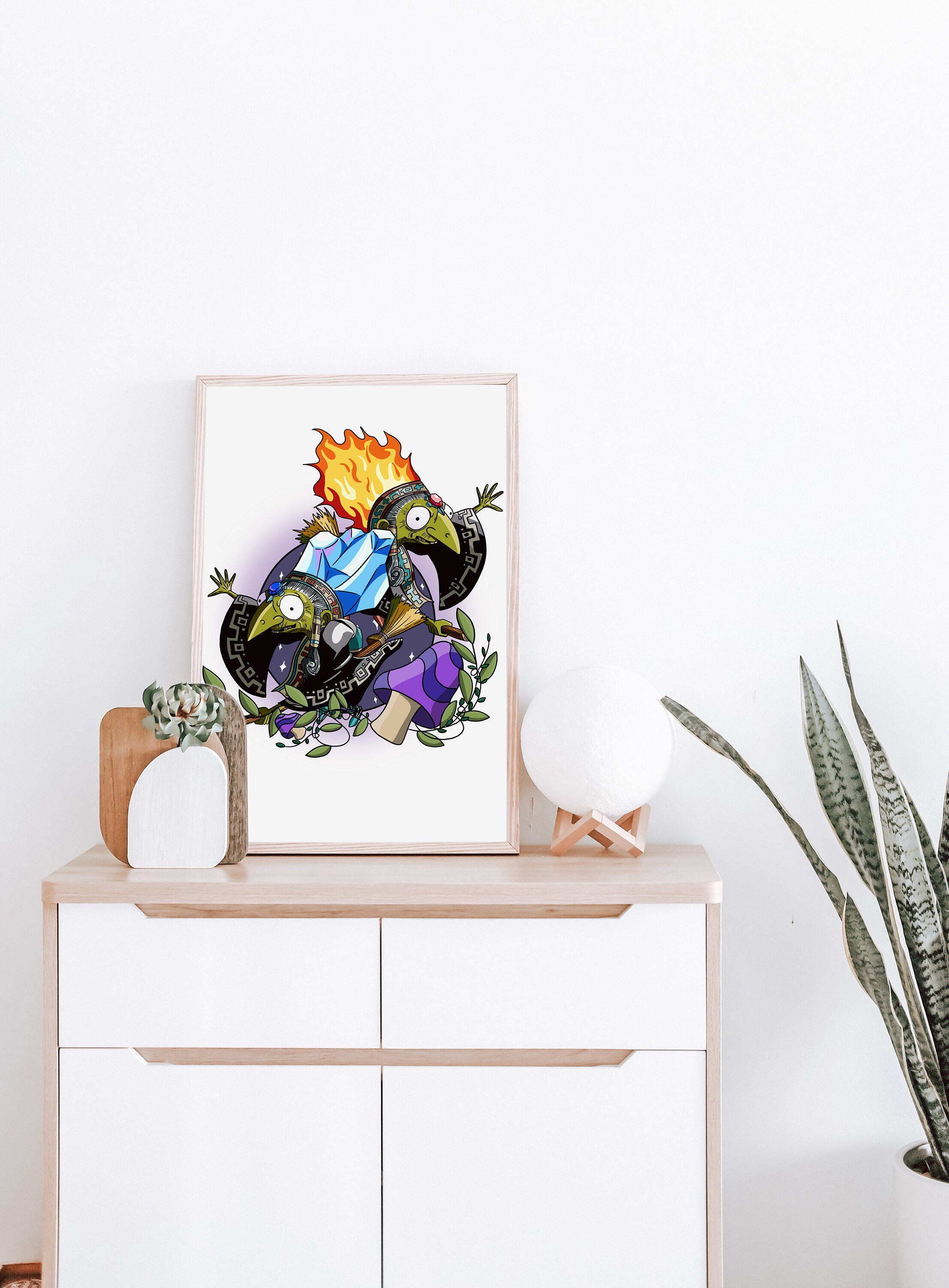 Koume and Kotake Art Print Legend of Zelda: Majoras Mask - Etsy Australia