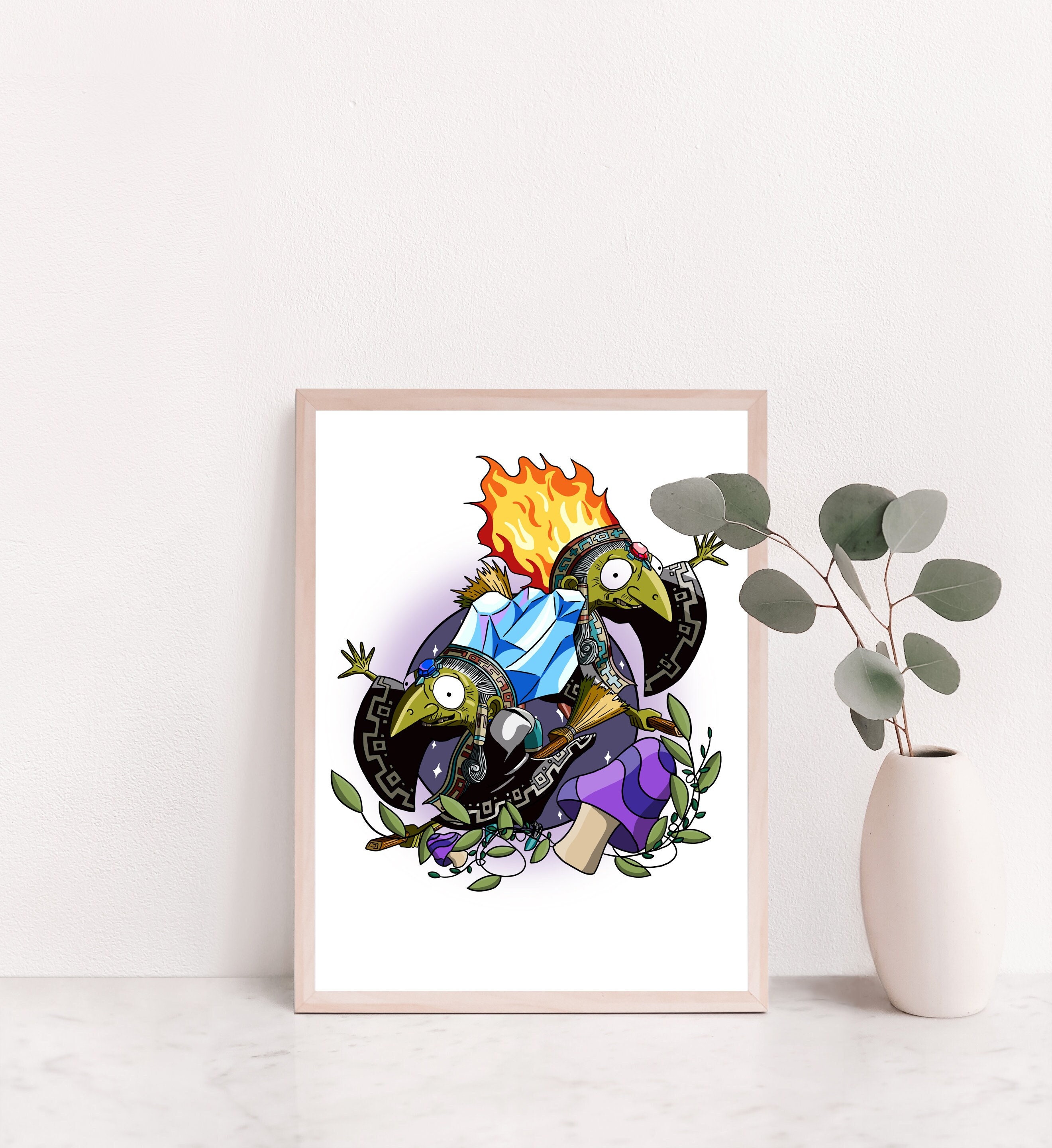 Koume and Kotake Art Print Legend of Zelda: Majoras Mask | Etsy