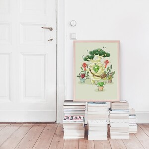 Hestu Art Print | Legend of Zelda: Tears of the Kingdom Fine Line ...