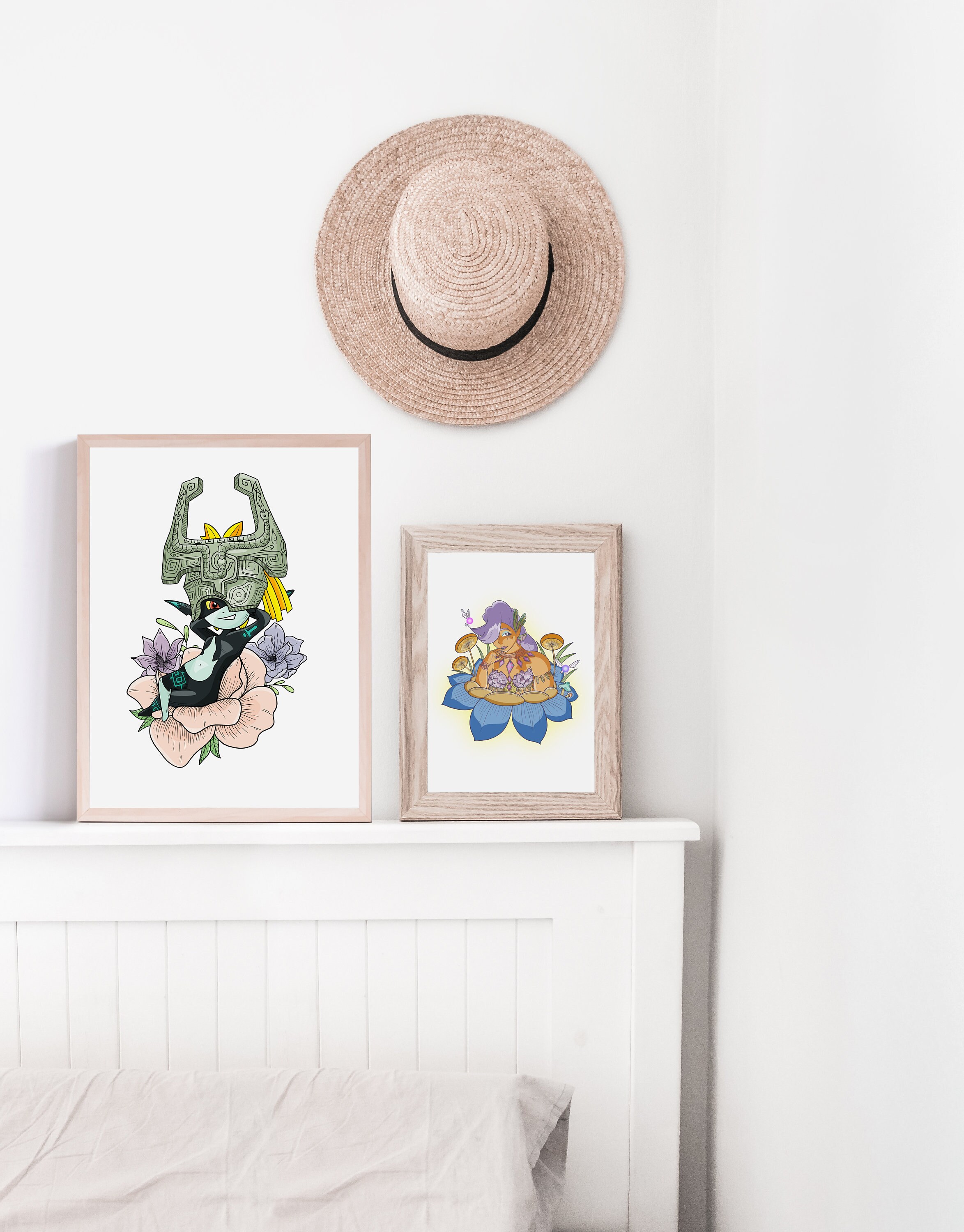 Midna Art Print Legend of Zelda: Twilight Princess Fine Line - Etsy