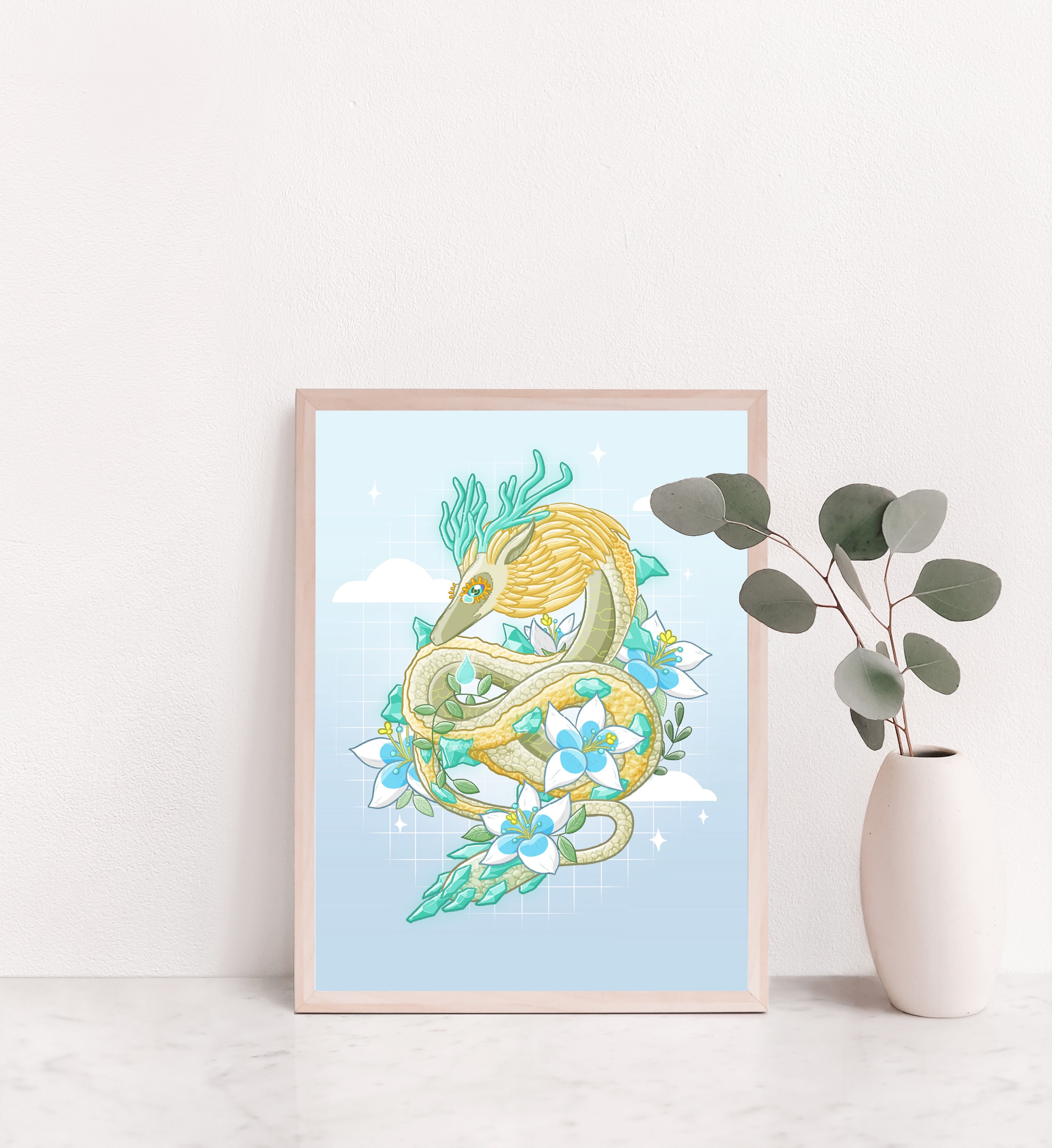 Light Dragon Art Print | Legend of Zelda: Tears of the Kingdom Fine ...