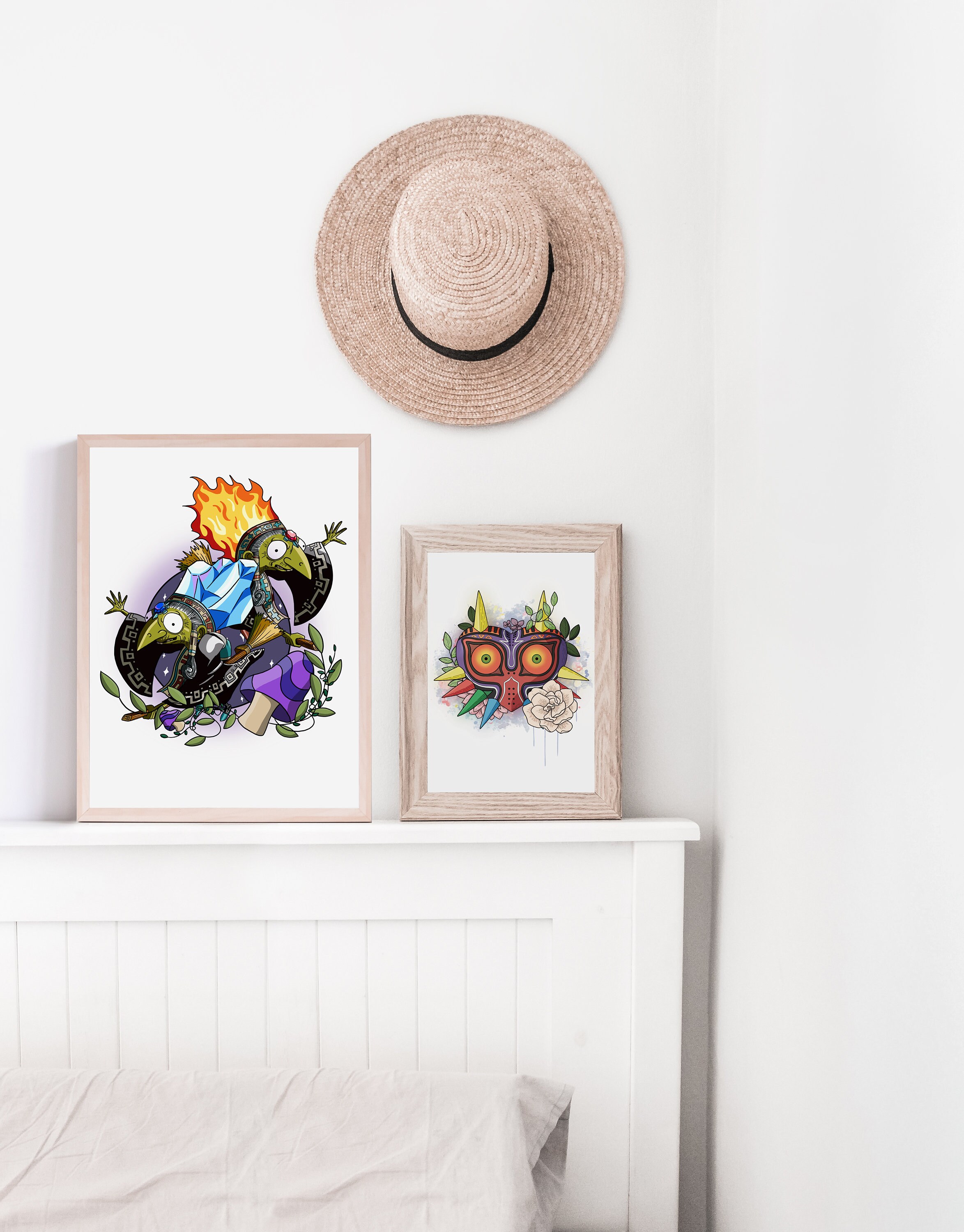 Koume and Kotake Art Print Legend of Zelda: Majoras Mask - Etsy Australia