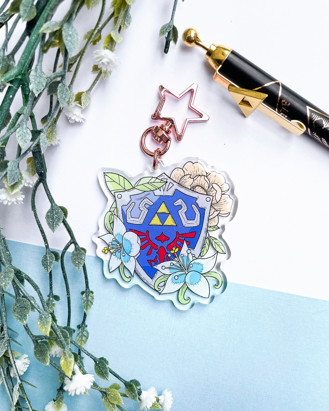 Hylian Shield Acrylic Charm | Legend of Zelda: Breath of the Wild ...