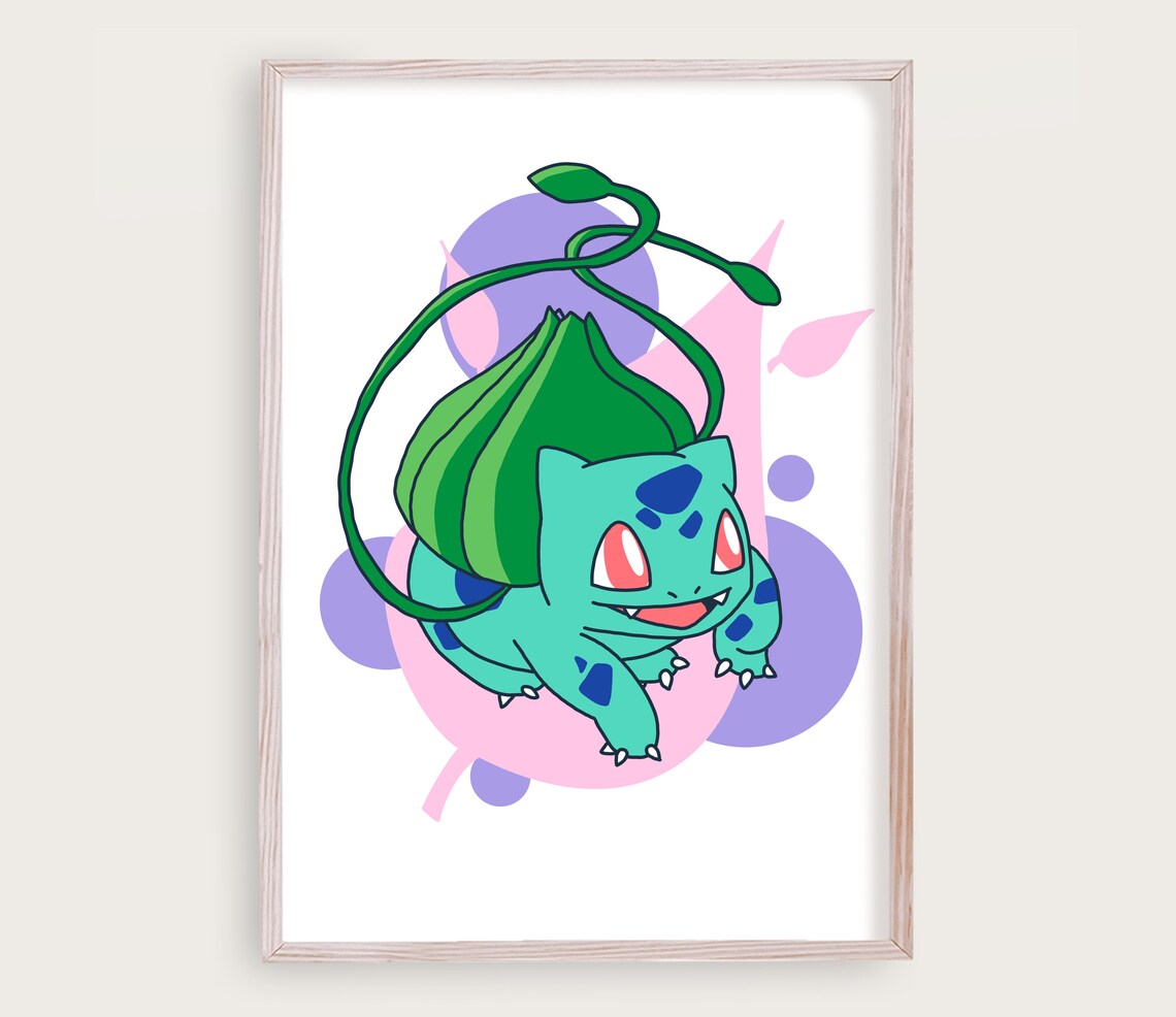 Bulbasaur Mini Print Pokemon POSCA Paint Pen Art - Etsy Australia