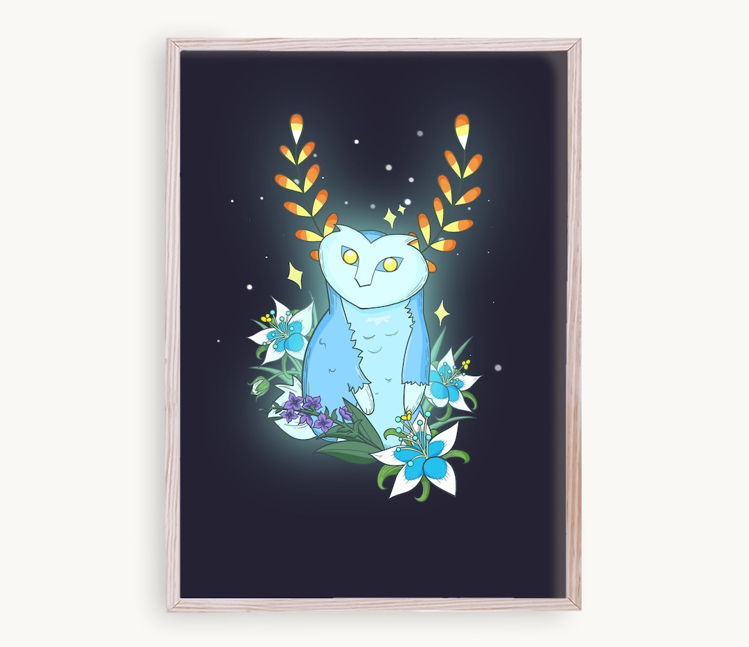 Blupee Art Print | Legend of Zelda: Breath of the Wild Fine Line Floral ...