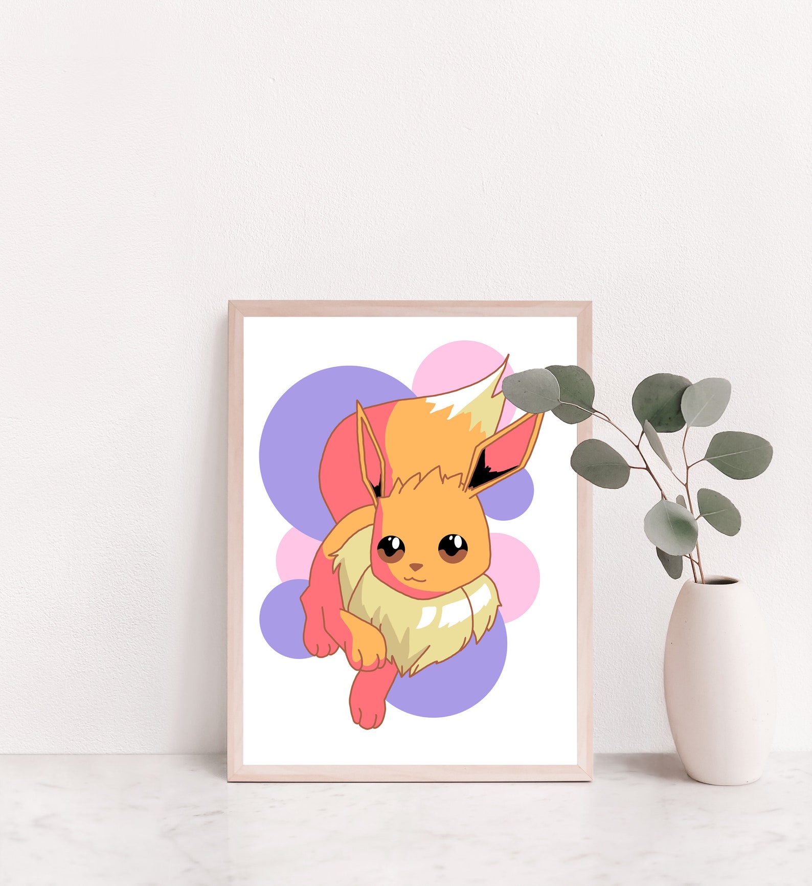 Eevee Mini Print Pokemon POSCA Paint Pen Art - Etsy Australia