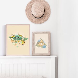 Mineru's Mask Art Print Legend of Zelda: Tears of the Kingdom Fine Line ...