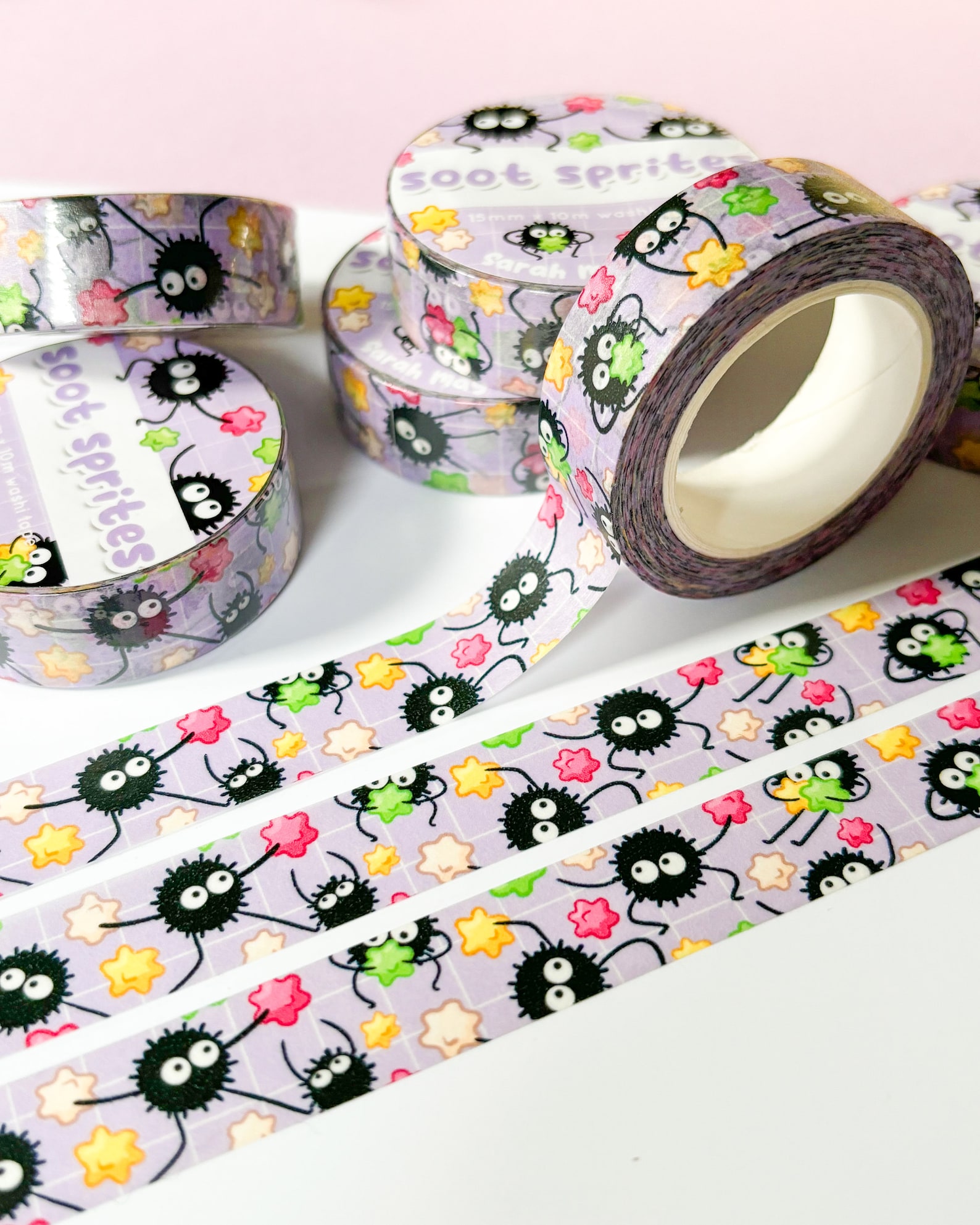 Cheeky Sprite Washi Tape | Cute Japanese Anime 15mm X 10m Washi Tape - Etsy
