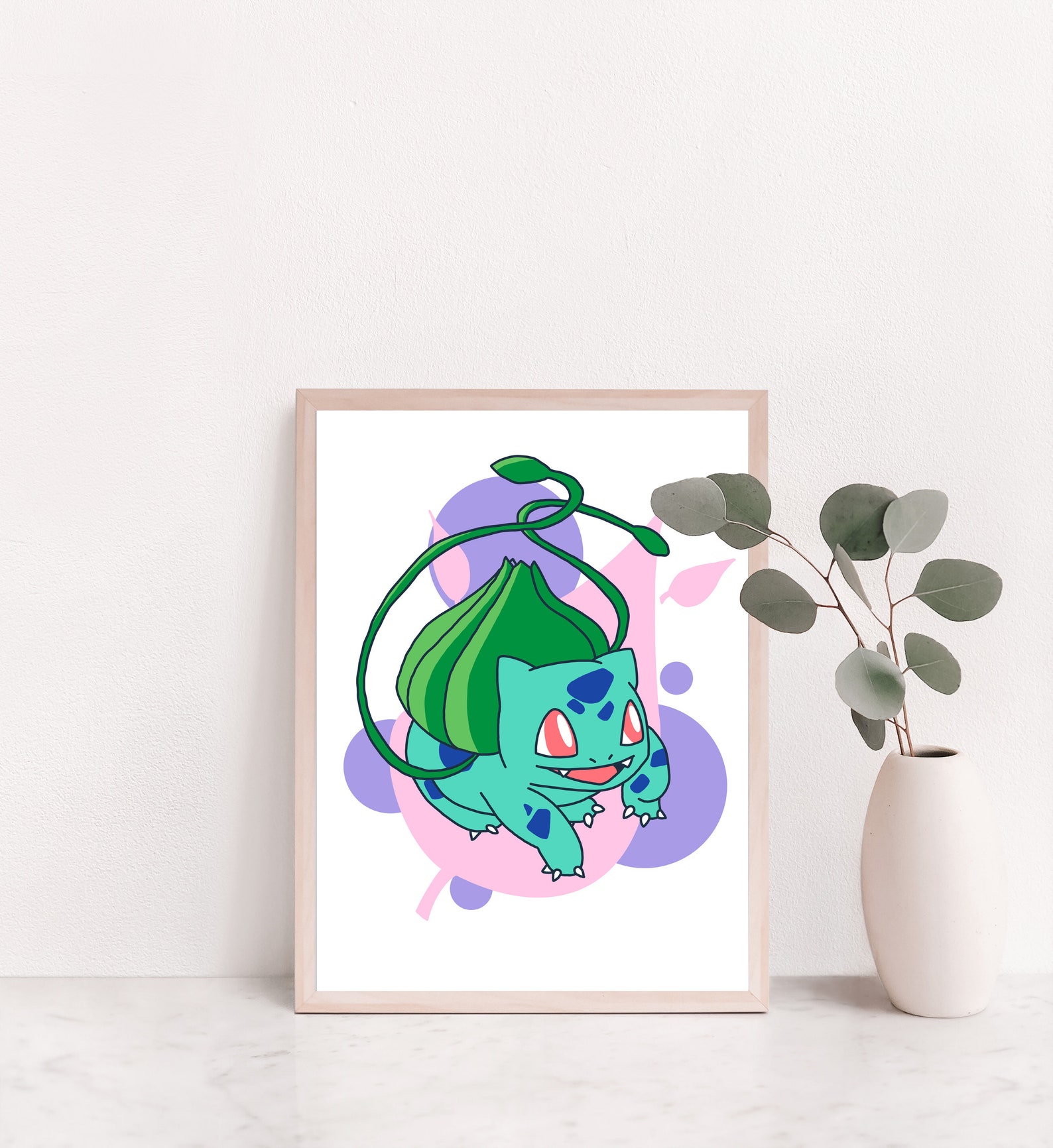 Bulbasaur Mini Print Pokemon POSCA Paint Pen Art - Etsy Australia