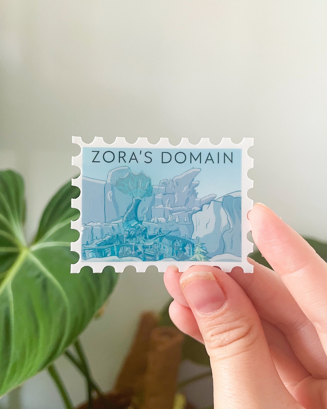 Zora's Domain Postage Stamp Vinyl Waterproof Die Cut Sticker - 2.3 Inch ...