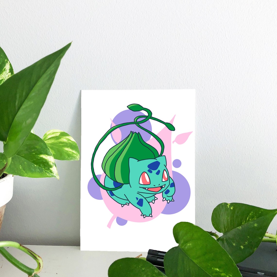 Bulbasaur Mini Print Pokemon POSCA Paint Pen Art - Etsy Australia