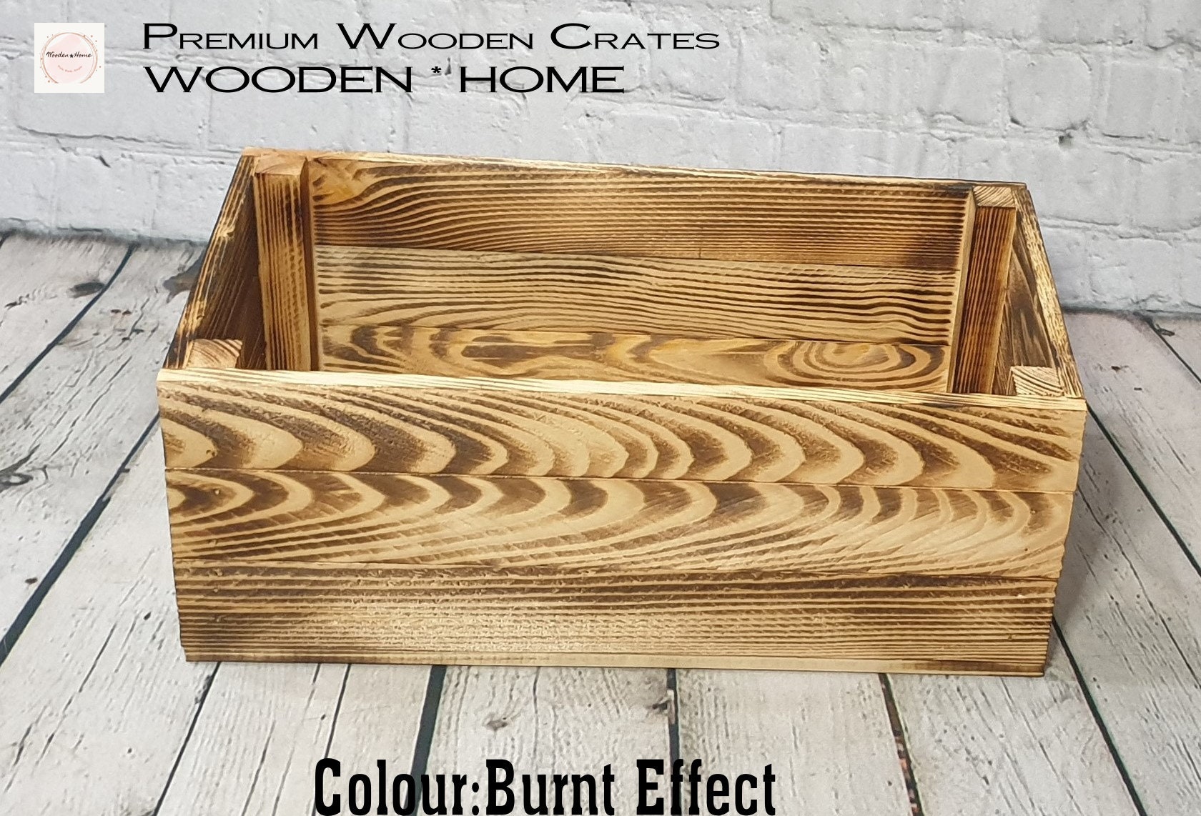 Beautiful Wooden Crate storage Box Storage Container Rustic | Etsy