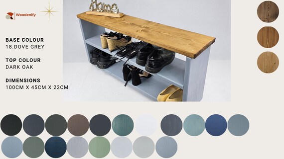 Solid Wooden Shoe Rack coat Rack or Set perfect Housewarming Gift Etsy