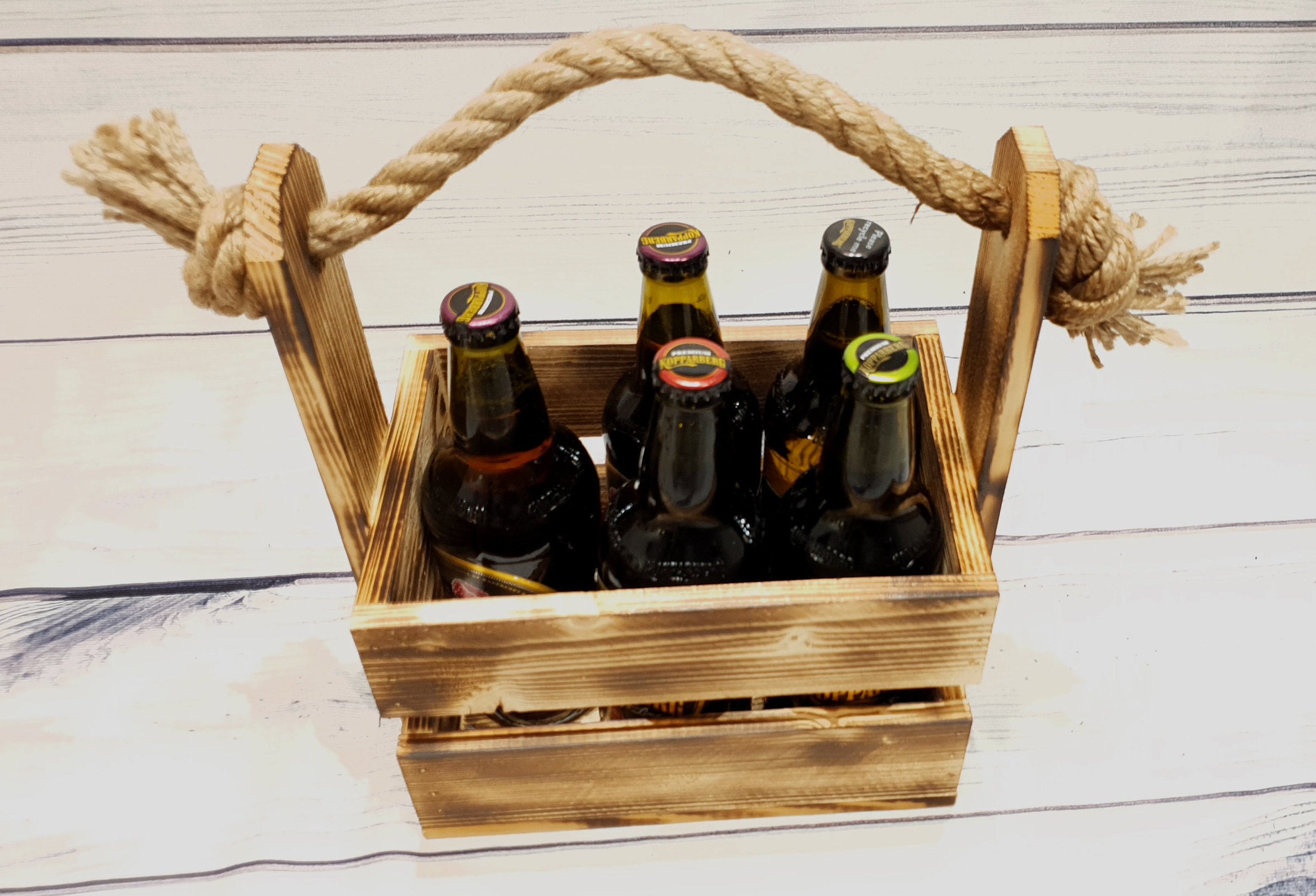 Vintage Wooden Beer Holder Kitchen Storage Beer carrier /beer - Etsy España
