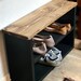 Bespoke Solid Rustic Shoe Rack Farmhouse Shoe Storage Handmade Rustic ...