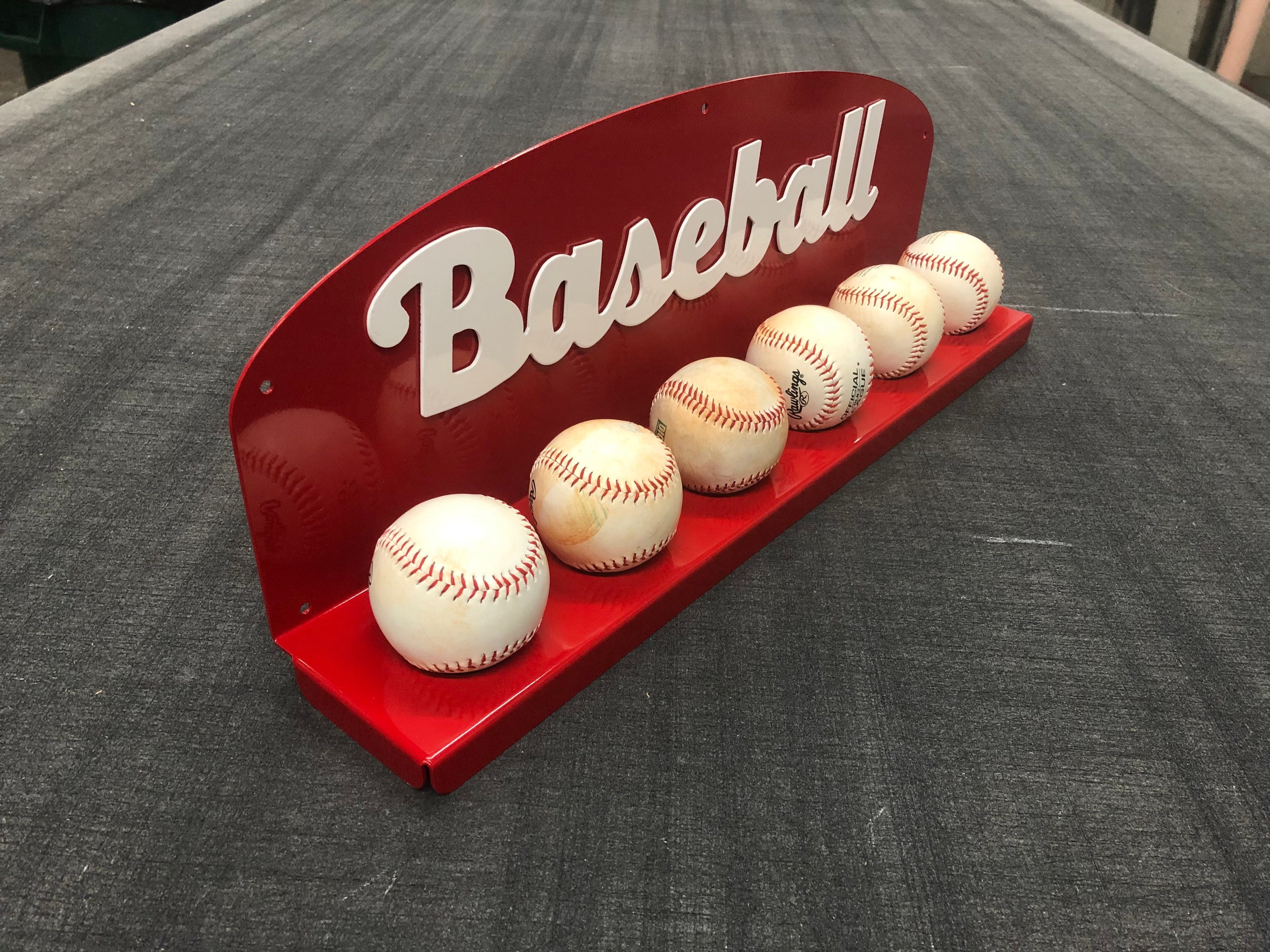 Baseball Display Shelf, Game Ball Wall Display, Baseball Holder - Etsy