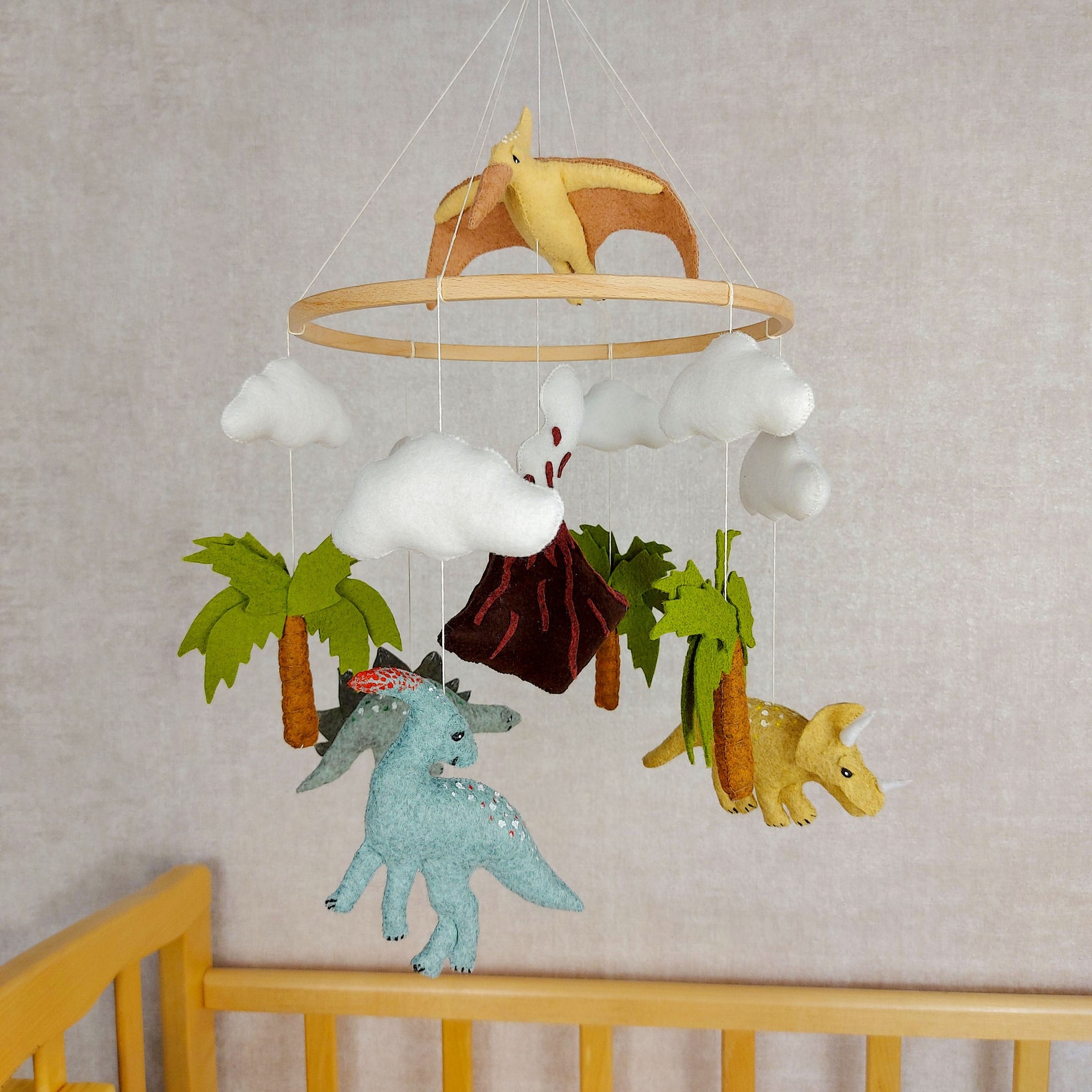 Baby Mobile. Dinosaur Baby Mobile Boy Nursery mobile. Mobile | Etsy