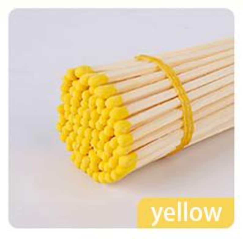 Luxury Long Coloured Matches. 100mm/10cm/4 Inches. - Etsy UK