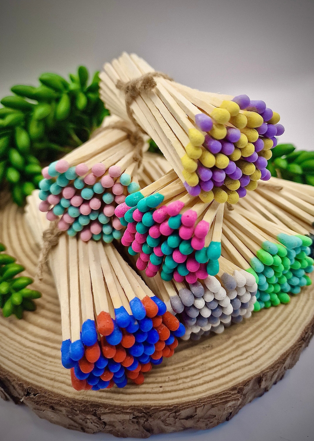 Luxury Long Coloured Mixed Matches Refill. 100mm/10cm/4 Inches. - Etsy