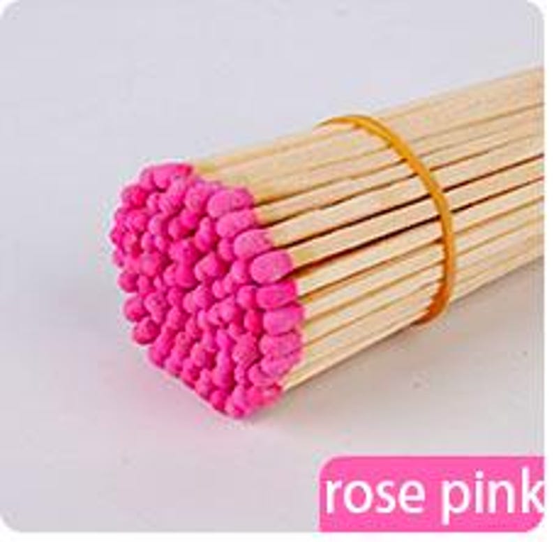Luxury Long Coloured Matches. 100mm/10cm/4 Inches. - Etsy UK
