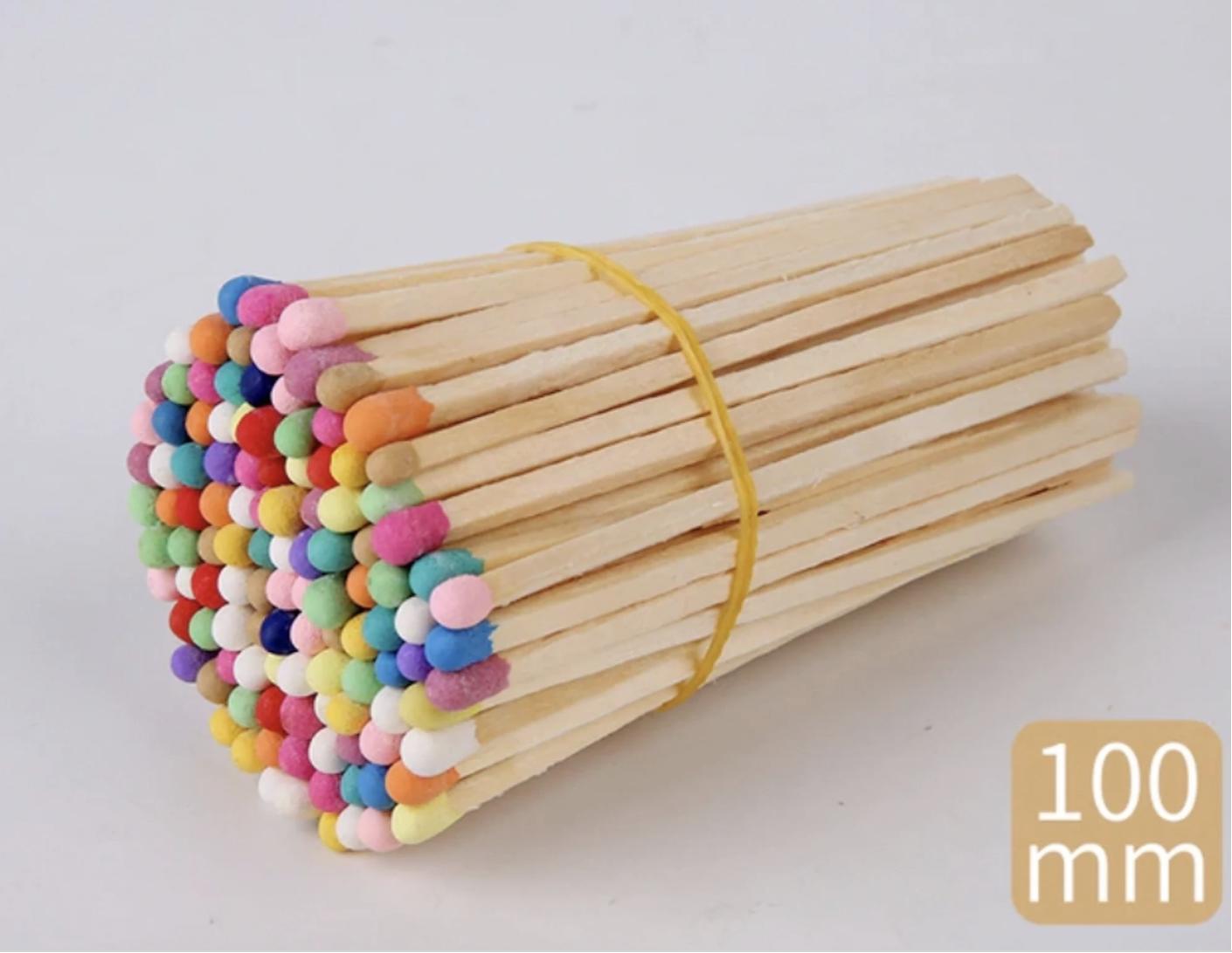 Luxury Long Coloured Matches. 100mm/10cm/4 Inches. - Etsy UK