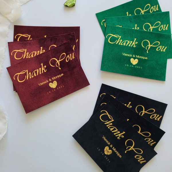 Fancy Thank You Card - Etsy