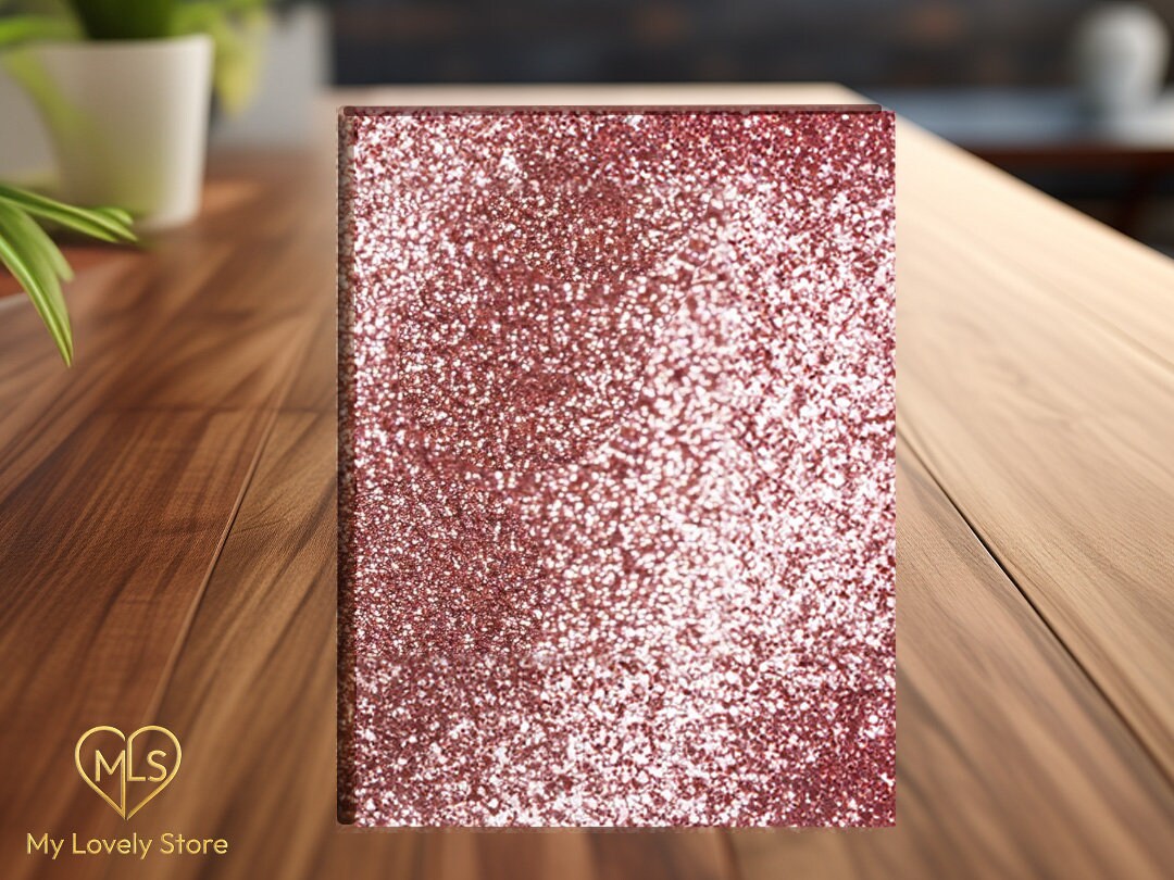 Rose Gold Glitter Celebrity Award Folios, Luxe Folio for Winners, Rose ...