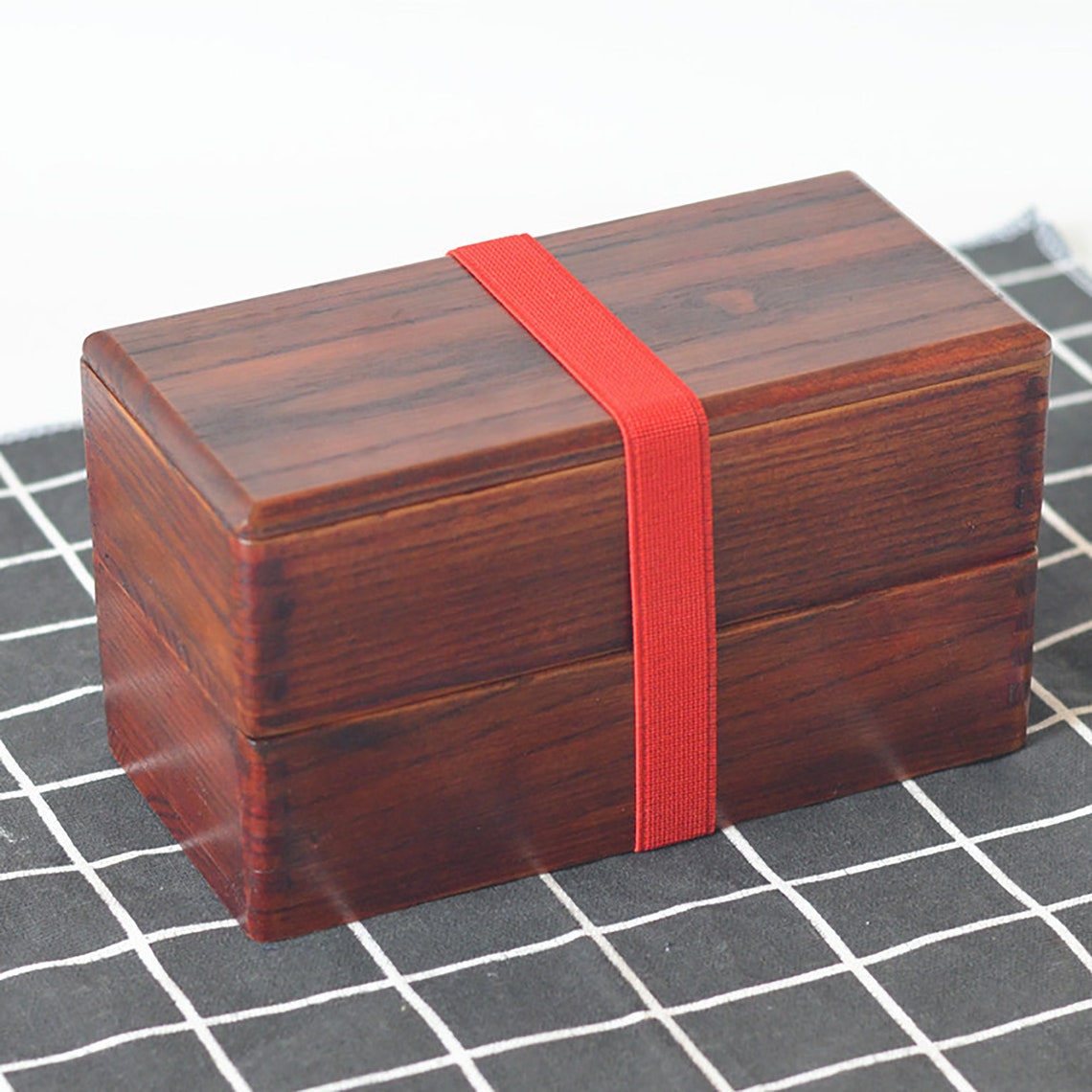 Wooden Bento Box Double Layer Fraxinus Mandshurica Bento Box | Etsy