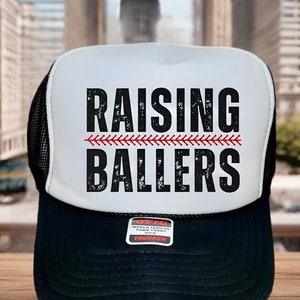 Baseball Sports Mom Cap, Hat for Women, Rasing Ballers Hat,summer Hats ...