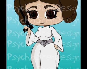 Leia Chibi - Etsy