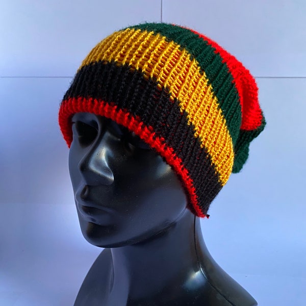 Rasta Beanie - Etsy