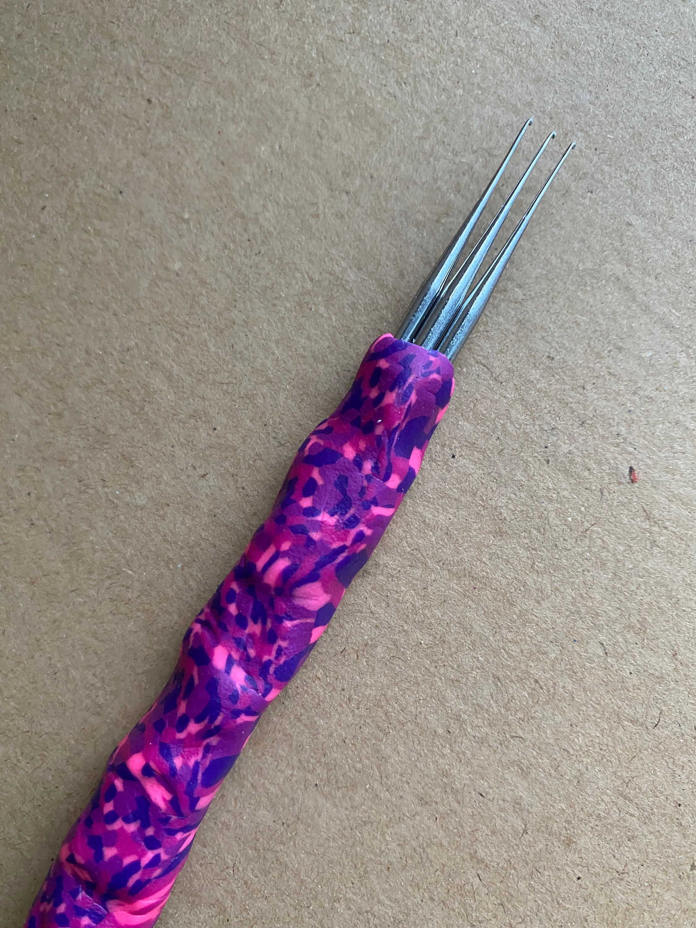 0.5 Mm Dreadlock Chrochet Tool, Triple Hook, Unique Design, Needle for ...