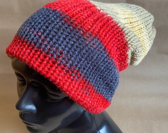 Knitted Double Layered Hat Mens Beanie Teen Beanie Skullcap | Etsy