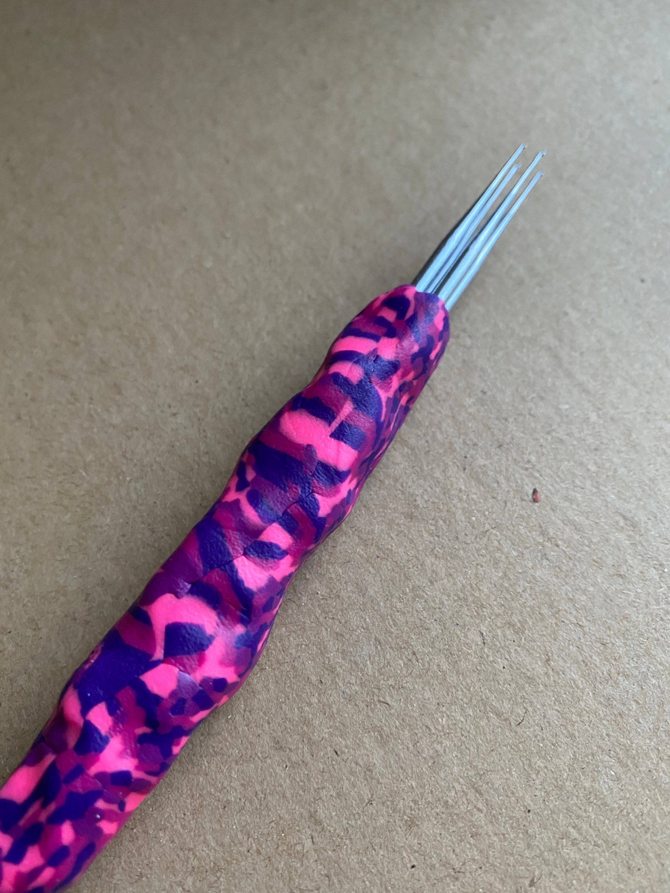 NEW!! FOUR Hook Dreadlock Crochet Tool 0.5 Mm, Unique Design, Needle ...