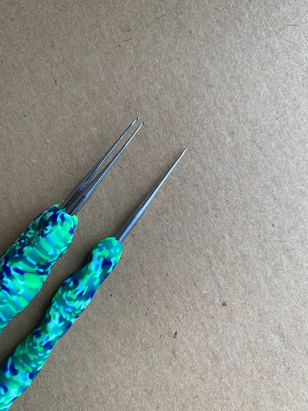 SET of 2 Dreadlock Crochet Tools 0,5 Mm, Unique Design, Needle for ...