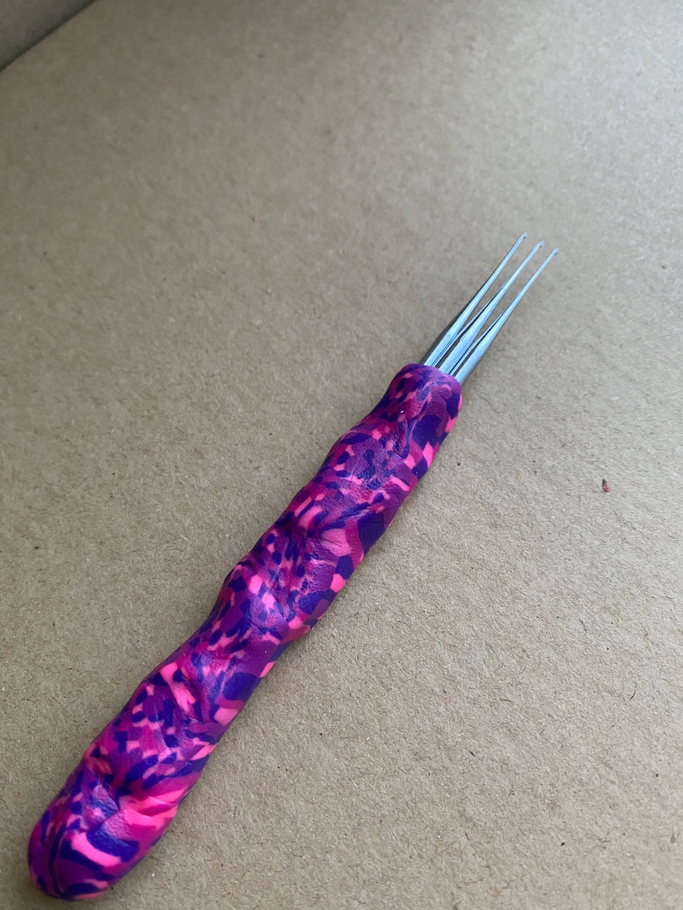 0.5 Mm Dreadlock Chrochet Tool, Triple Hook, Unique Design, Needle for ...