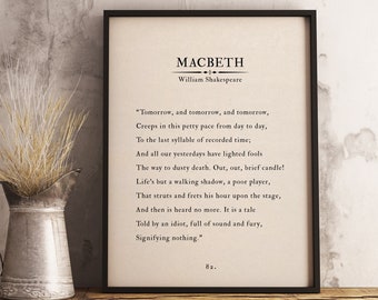 Macbeth Wall Art - Etsy