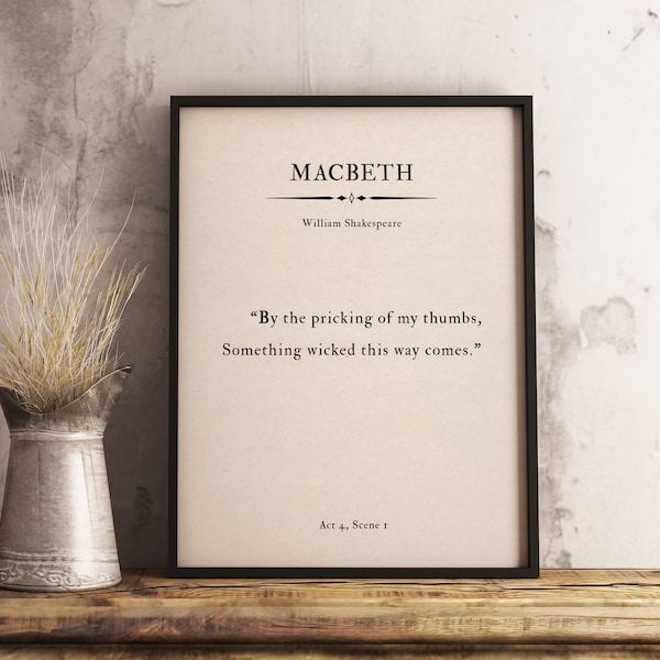 Shakespeare Poster - Etsy